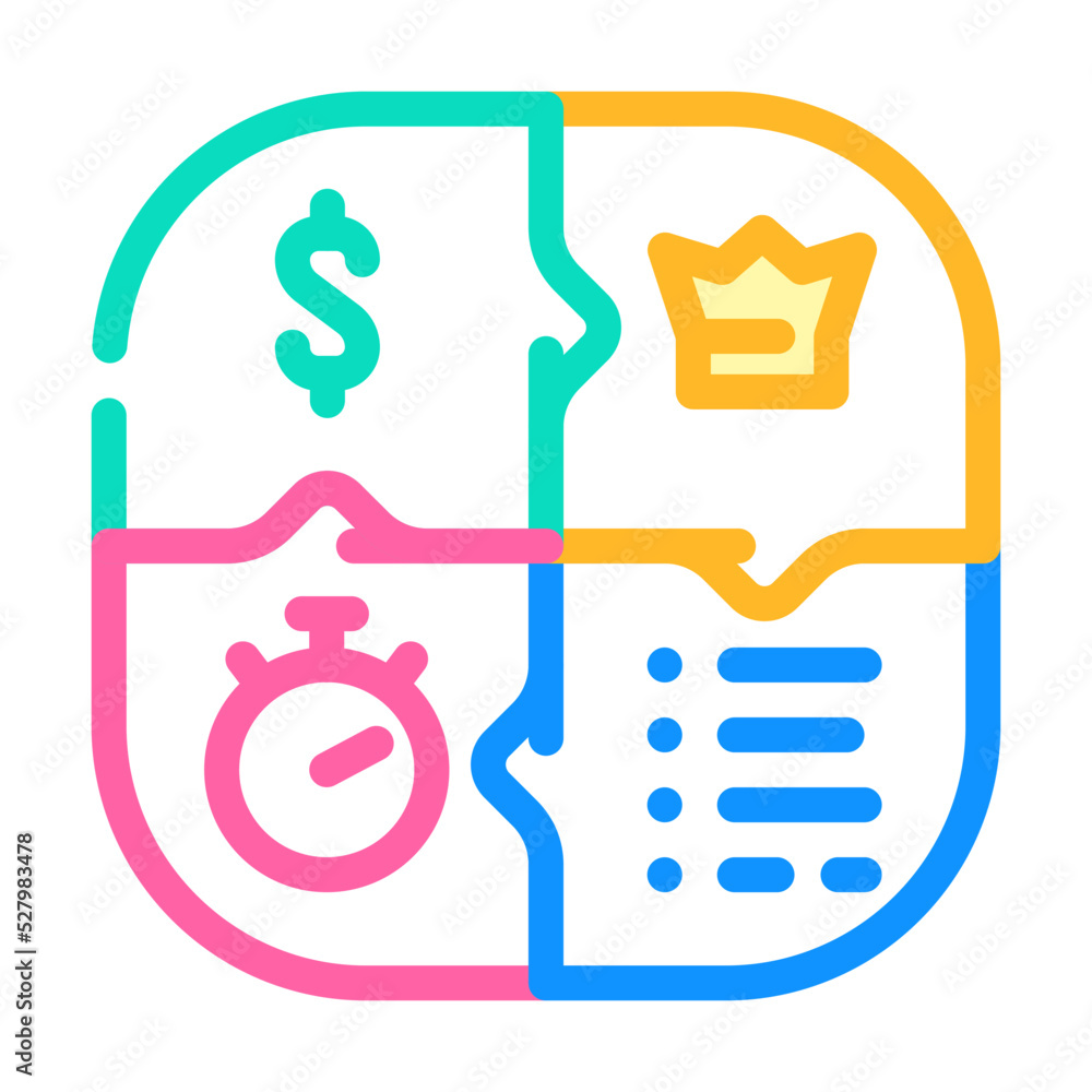 bant budget authority needs timeline color icon vector. bant budget ... bant budget authority needs timeline color icon vector. bant budget ...