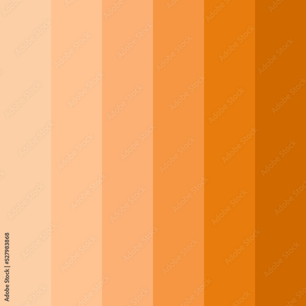 Orange color palette Stock Illustration | Adobe Stock