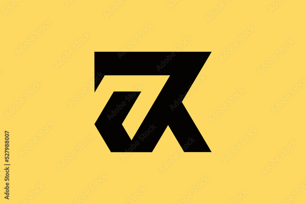 Minimal RJ logo. Icon of a JR letter on a luxury background. Logo idea ...