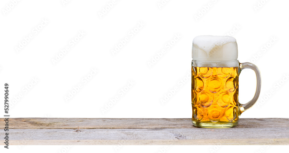 Maßkrug mit Bier auf dem Oktoberfest in München Stock Photo | Adobe Stock