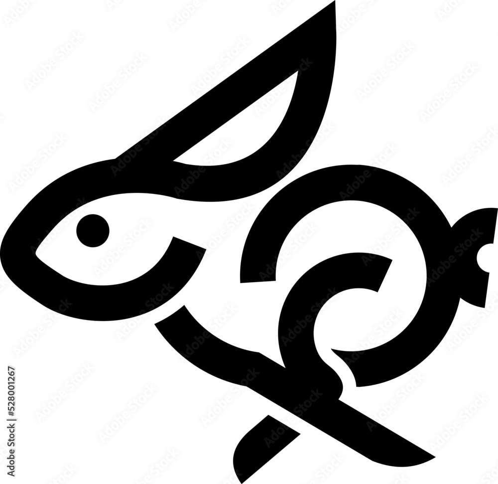Rabbit logo simple minimalist design, modern rabbit logo design ...