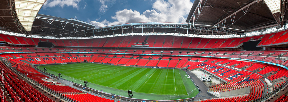 Pitch view at Wembley arena, London Stock Photo | Adobe Stock