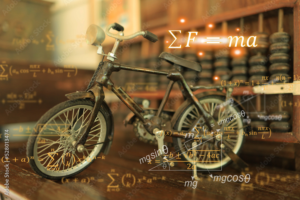 Sir Isaac Newton's equations of motion, sigma F equal to m multiply by ...
