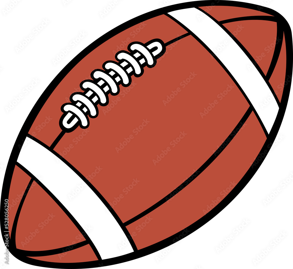 Rugby (american football) ball png illustration ilustración de Stock ...