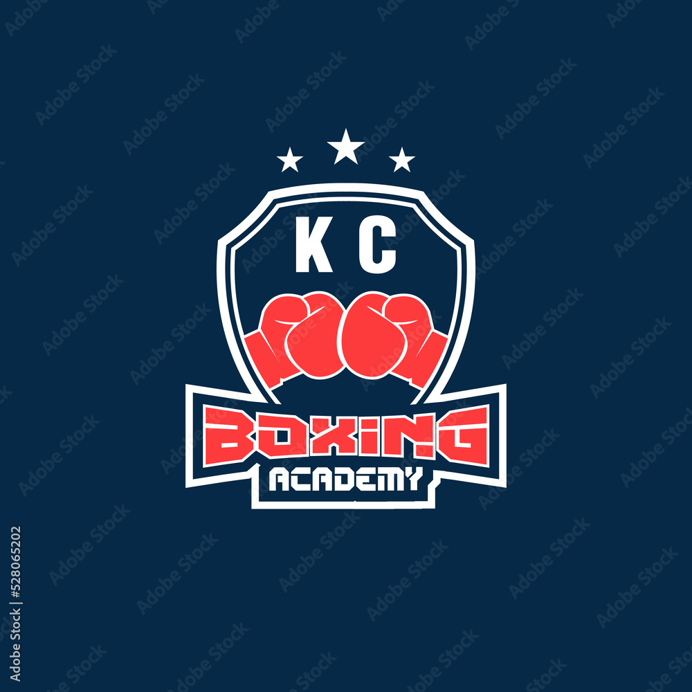 Initial KC Boxing Logo designs, themes, vector, templates and ...