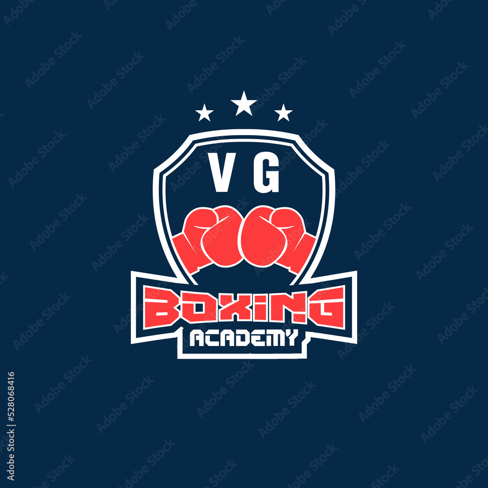 Initial VG Boxing Logo designs, themes, vector, templates and ...
