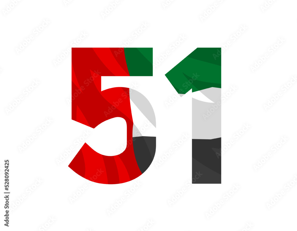 Grafika wektorowa Stock: logo Spirit of the union UAE national day ...