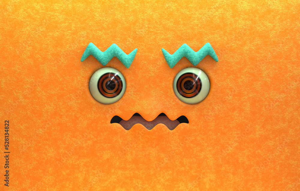 Poster 3D Faces render emote wobbly mouth silly – Wall Art | UkPosters