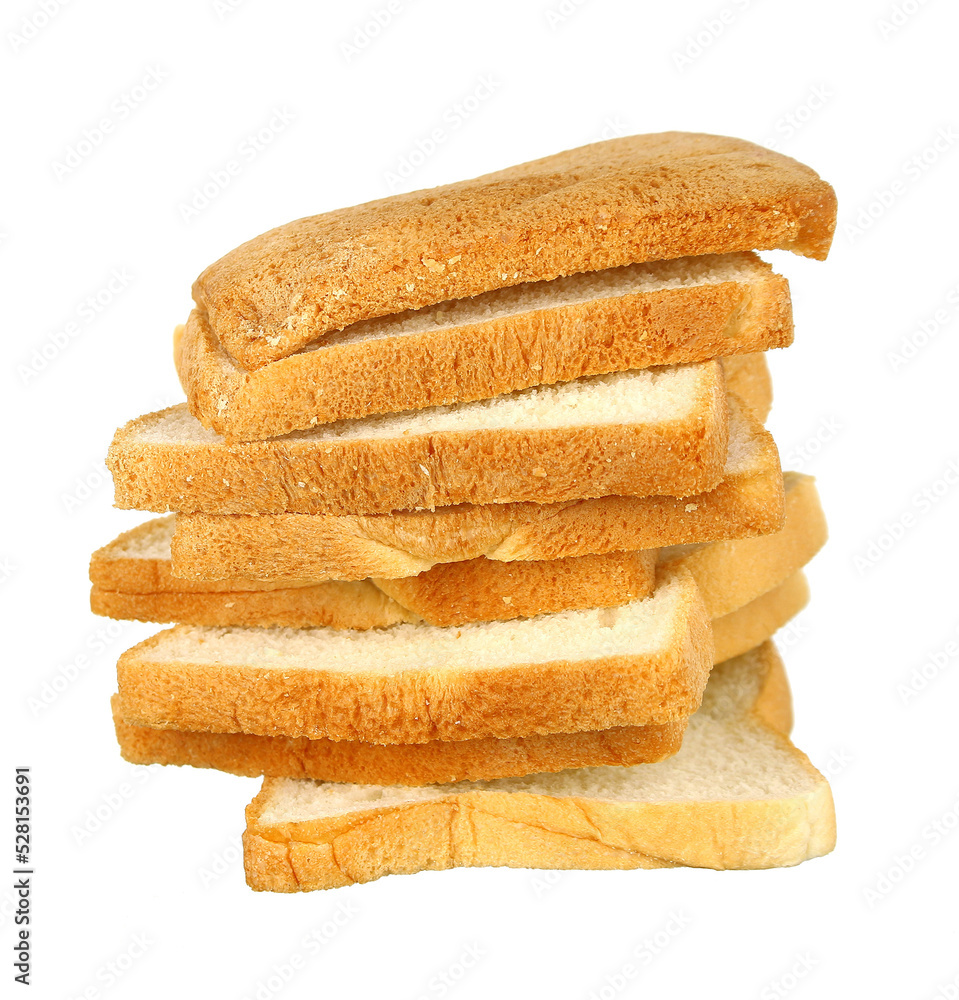 Rows of bread, stack rows of slices on transparent background png file ...