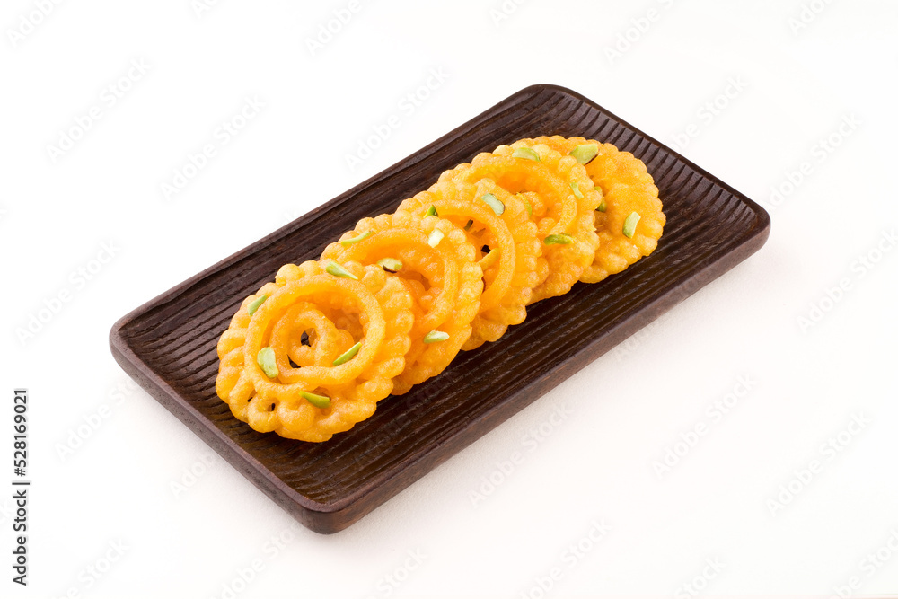 Indian traditional sweet Jahangir also known as Imarti, Amriti, Omriti ...