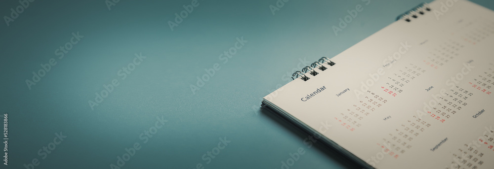 Embroidered red pins on a calendar event Planner calendar,clock to set ...