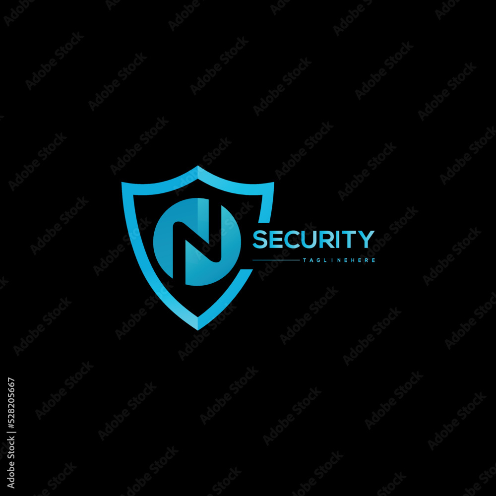 Security company logo . Abstract letter symbol of security. Shield logo ...
