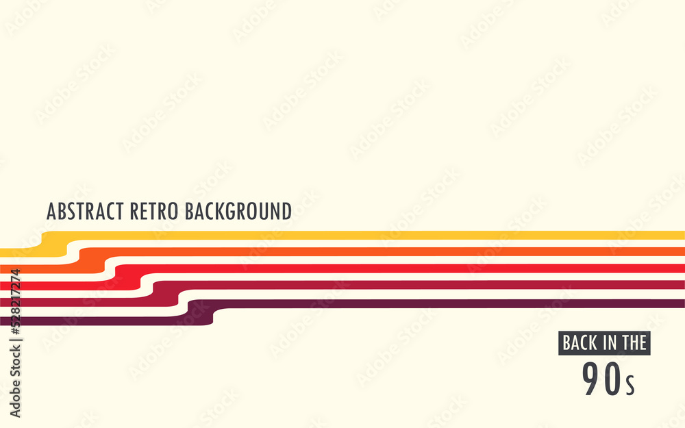 Abstract retro background back in the 90s Stock Vector | Adobe Stock