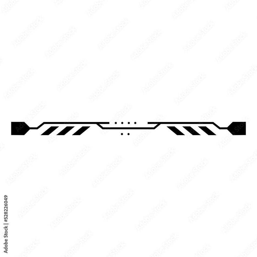 detail bars vector illustration for web interface design. hud gaming ...