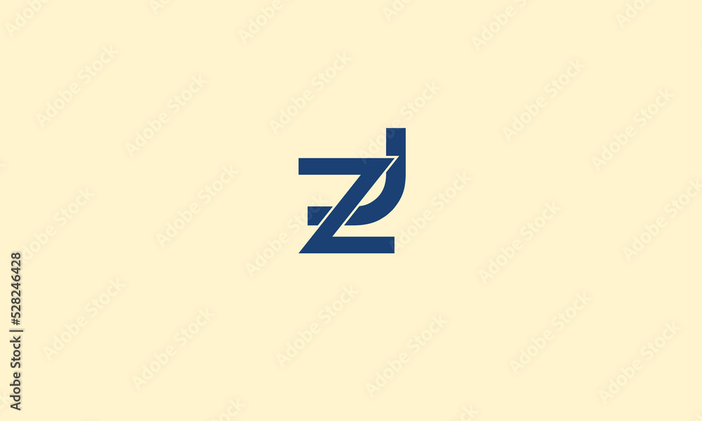 Alphabet letters Initials Monogram logo ZJ, JZ, Z and J Stock Vector ...