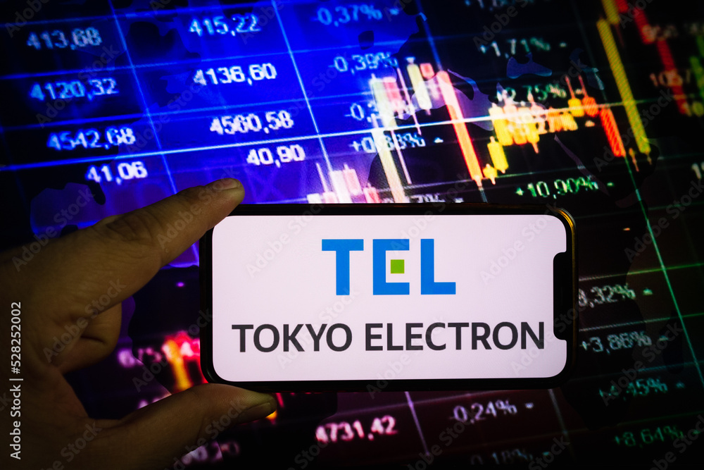 KONSKIE, POLAND - August 30, 2022: Smartphone displaying logo of Tokyo ...