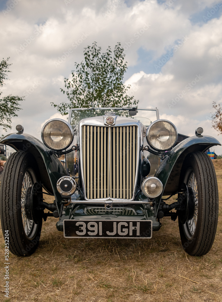 Old Buckenham, Norfolk, UK – September 03 2022. Front on view of a ...