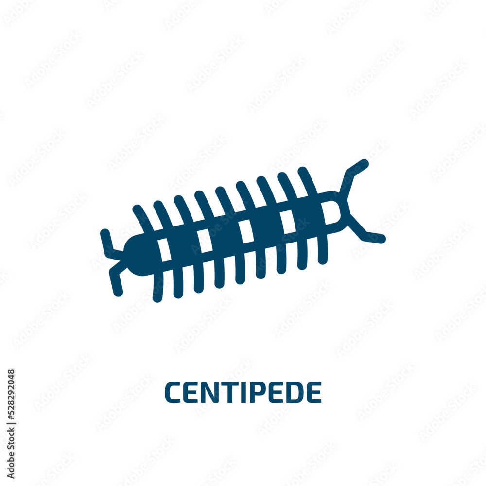 centipede vector icon. centipede, summer, insect filled icons from flat ...