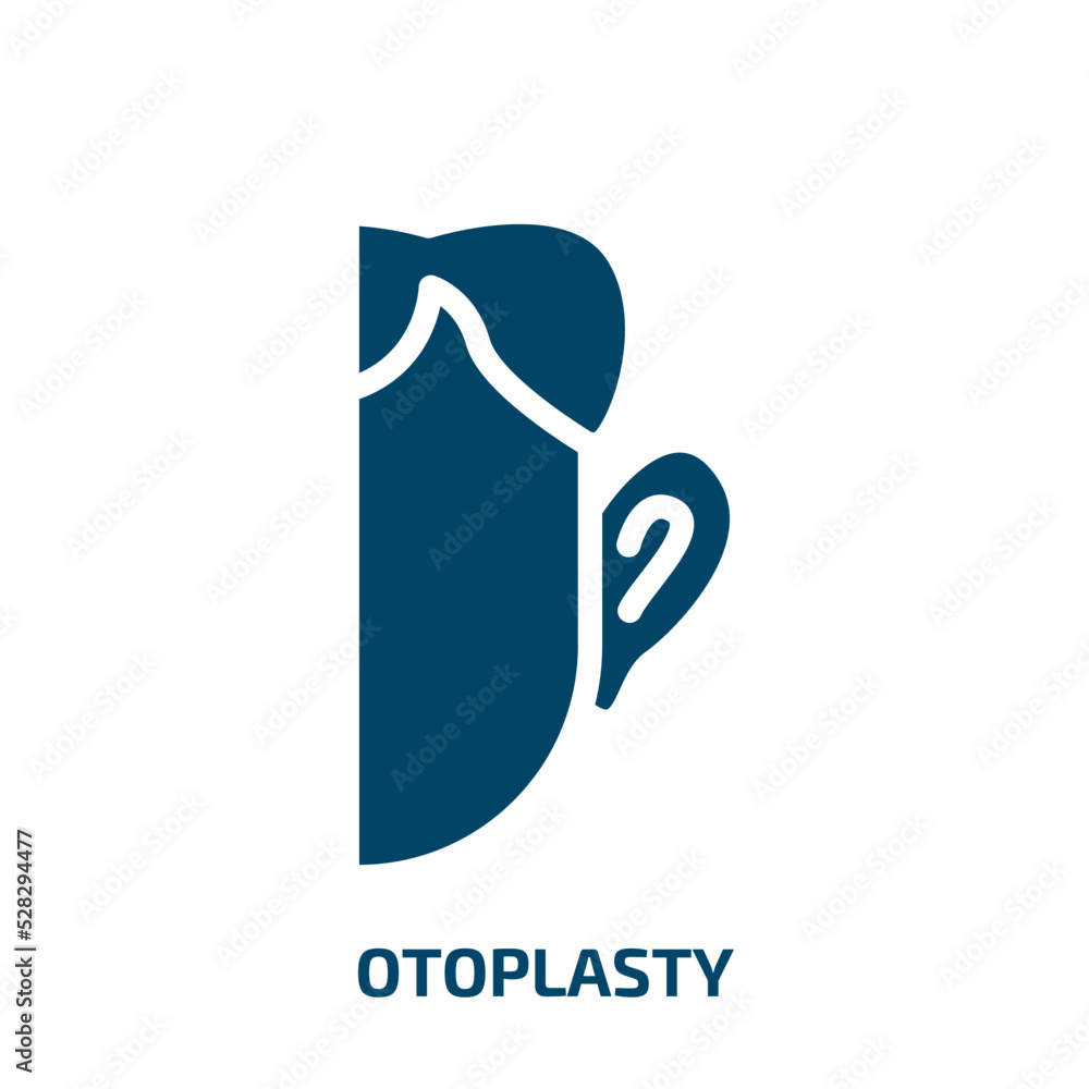 otoplasty vector icon. otoplasty, treatment, human filled icons from flat plastic surgery ...