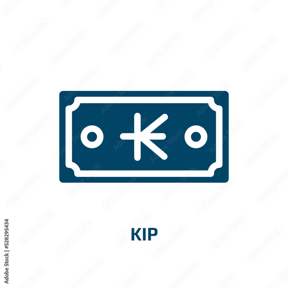 kip vector icon. kip, pay, business filled icons from flat currency ...