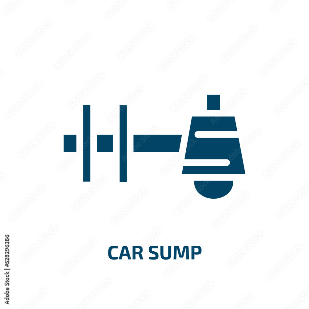 car sump vector icon. car sump, vehicle, equipment filled icons from ...