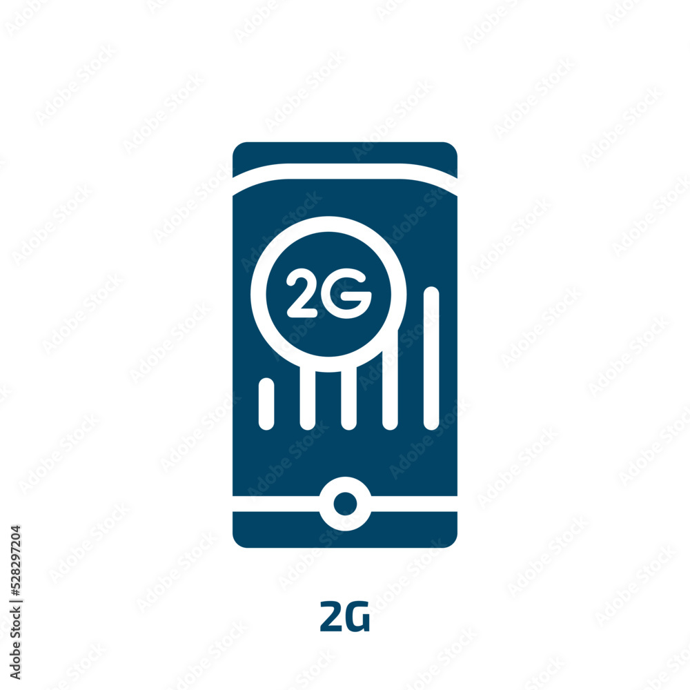 2g vector icon. 2g, smartphone, connection filled icons from flat phone ...