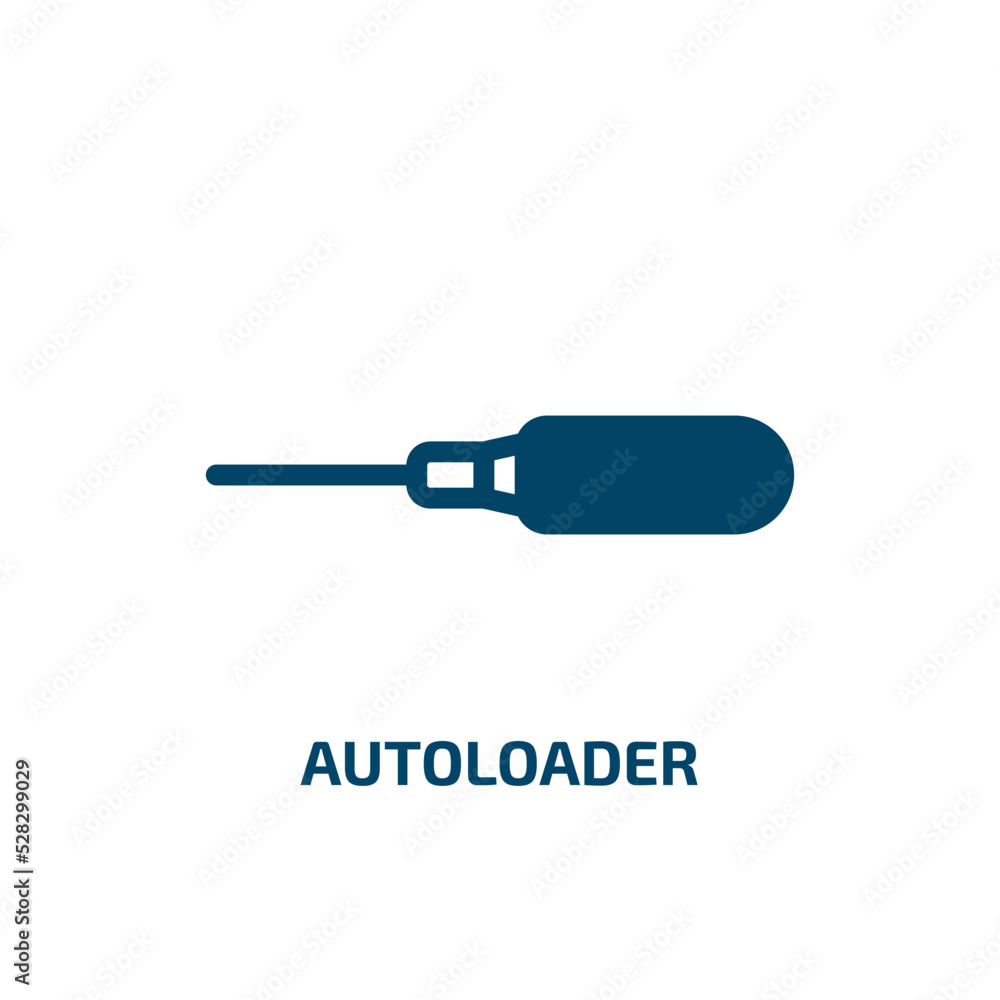 autoloader vector icon. autoloader, box, cargo filled icons from flat ...