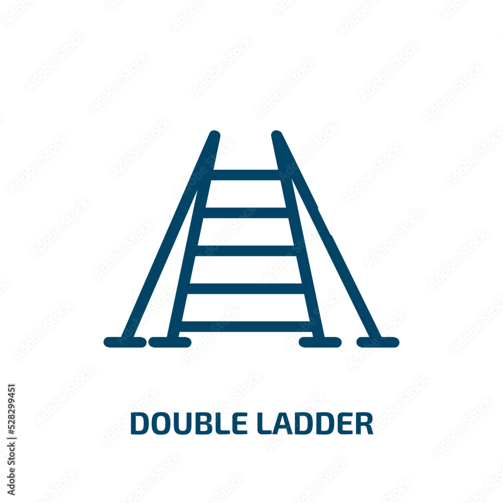 double ladder vector icon. double ladder, double, ladder filled icons ...