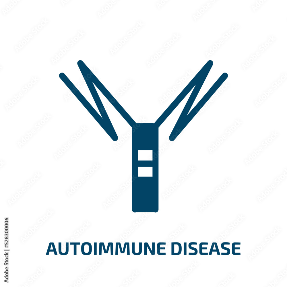 autoimmune disease vector icon. autoimmune disease, autoimmune ...