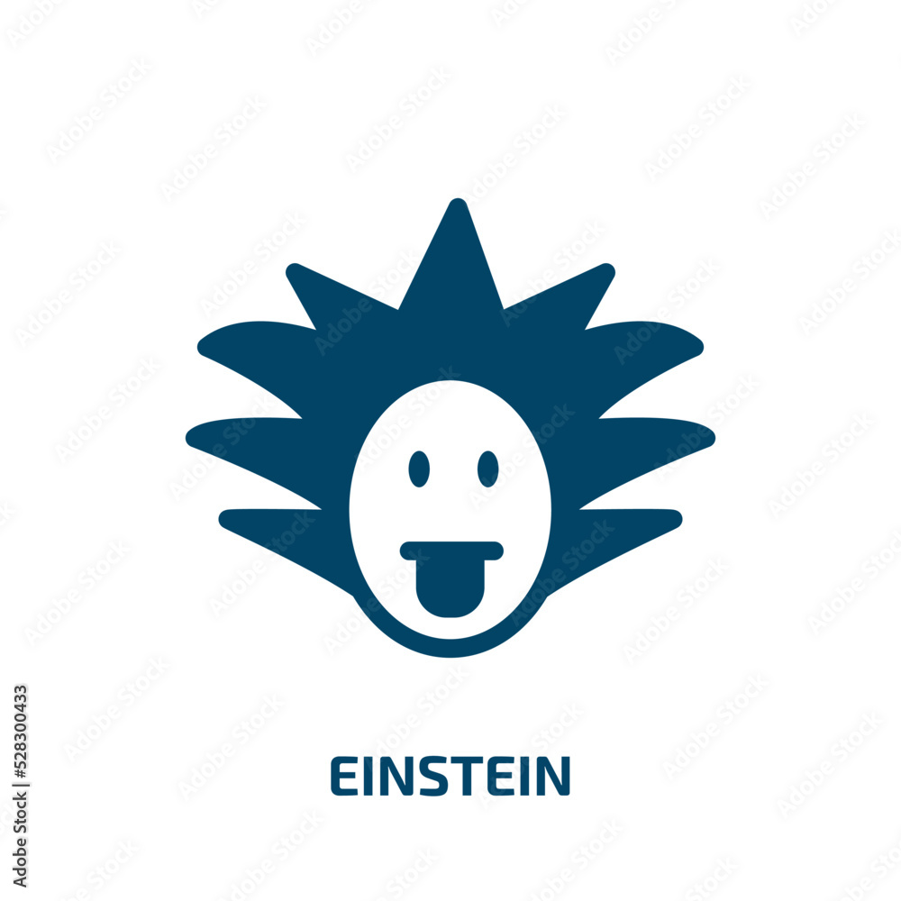 einstein vector icon. einstein, school, scientist filled icons from ...