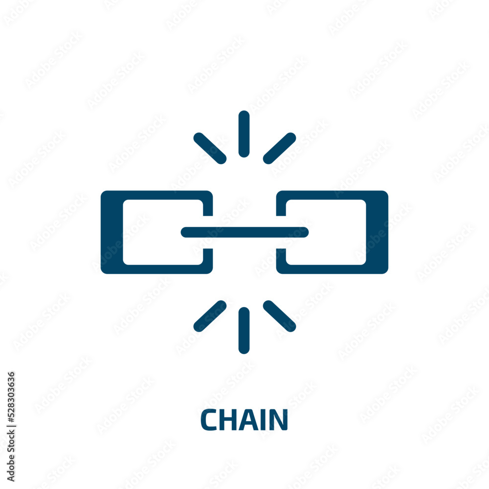 chain vector icon. chain, business, internet filled icons from flat ...