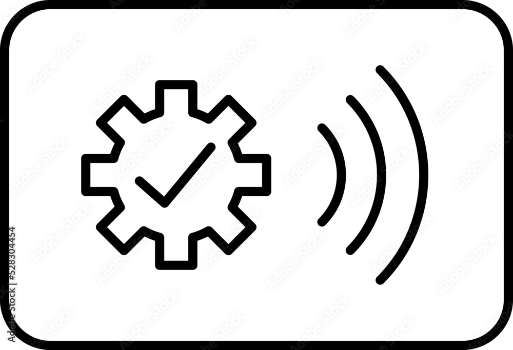 remote troubleshooting icon or sign vector image Stock Vector | Adobe Stock