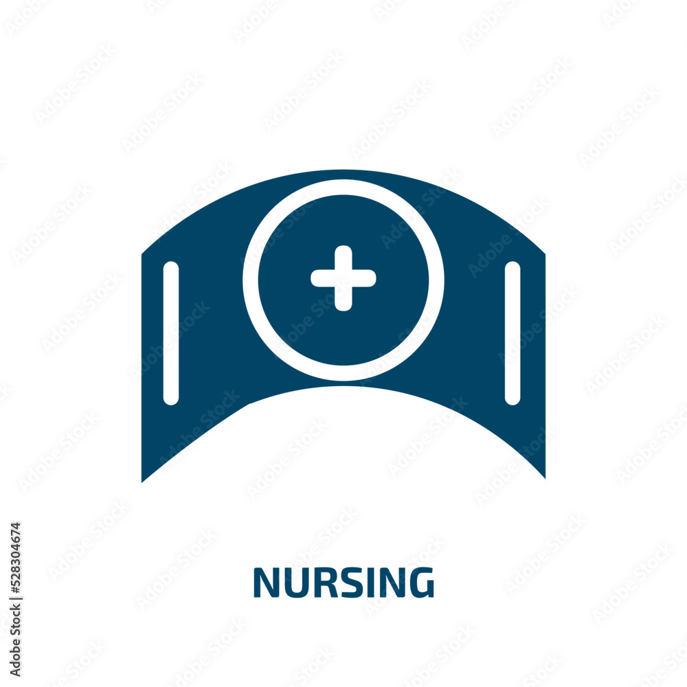 nursing vector icon. nursing, medical, emergency filled icons from flat ...