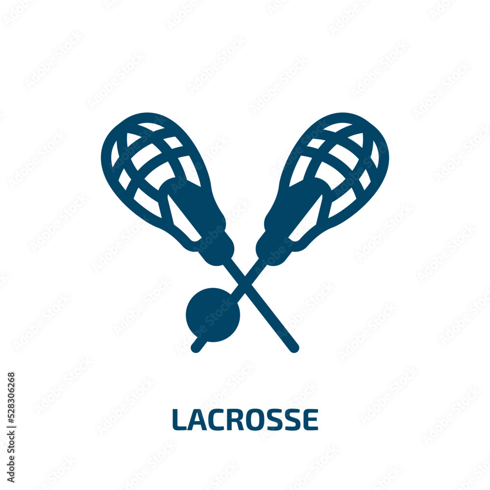 lacrosse vector icon. lacrosse, ball, lax filled icons from flat sport ...