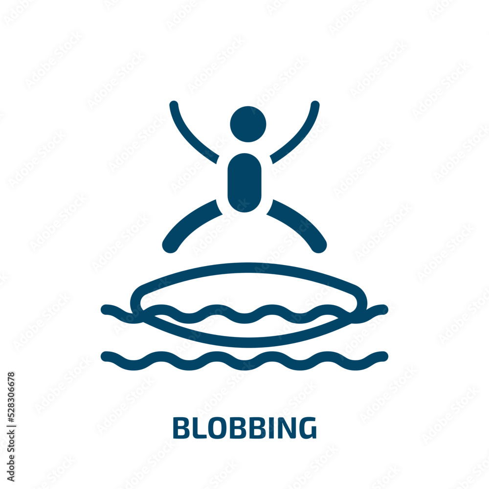 blobbing vector icon. blobbing, blob, circle filled icons from flat x ...
