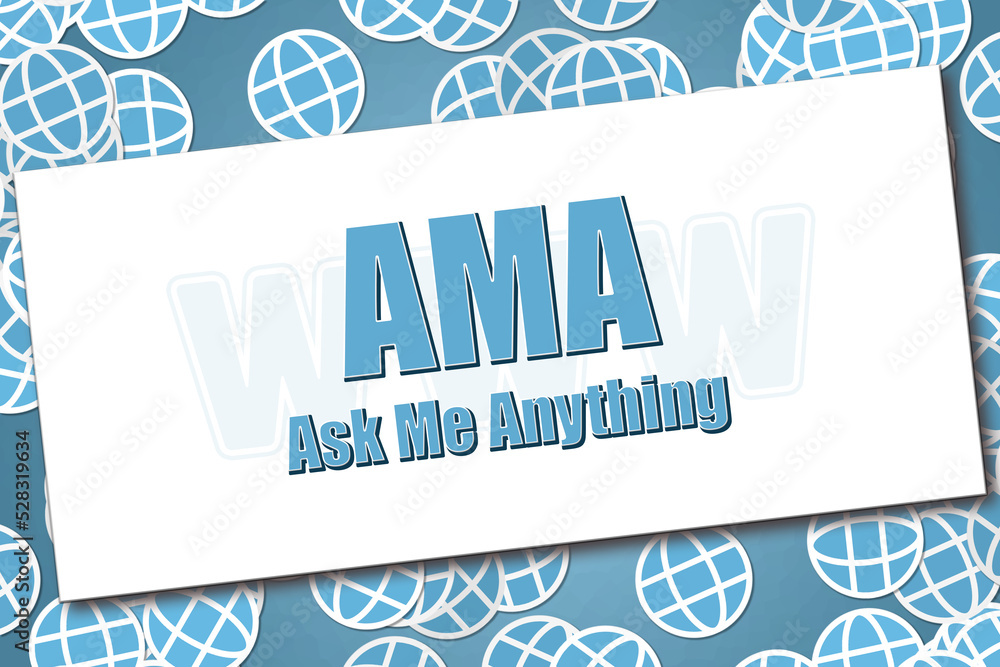 Internet Slang - AMA Stock Illustration | Adobe Stock