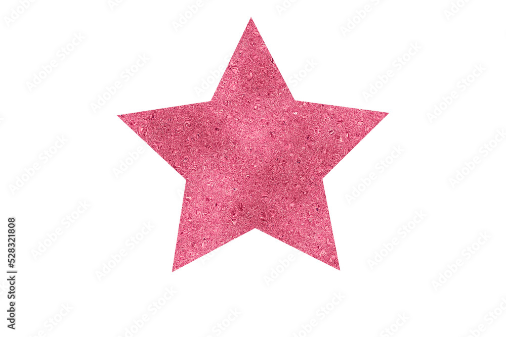 Star Rose Gold Glitter Transparent PNG Background Stock Illustration ...