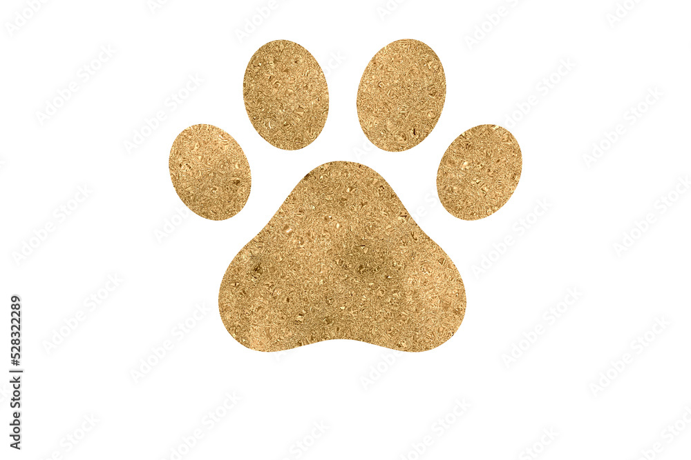 dog paw prints Stock Illustration | Adobe Stock