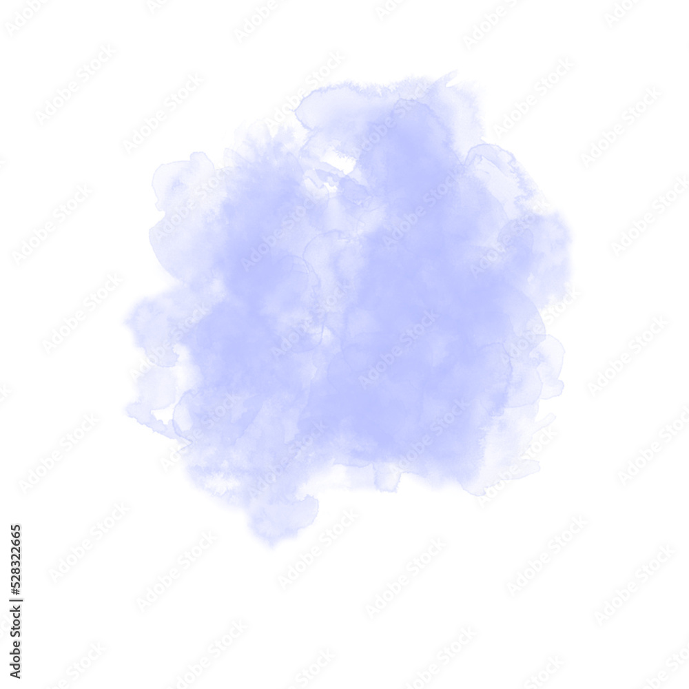 Lavender Blue Watercolor Splash PNG Background Stock Illustration ...