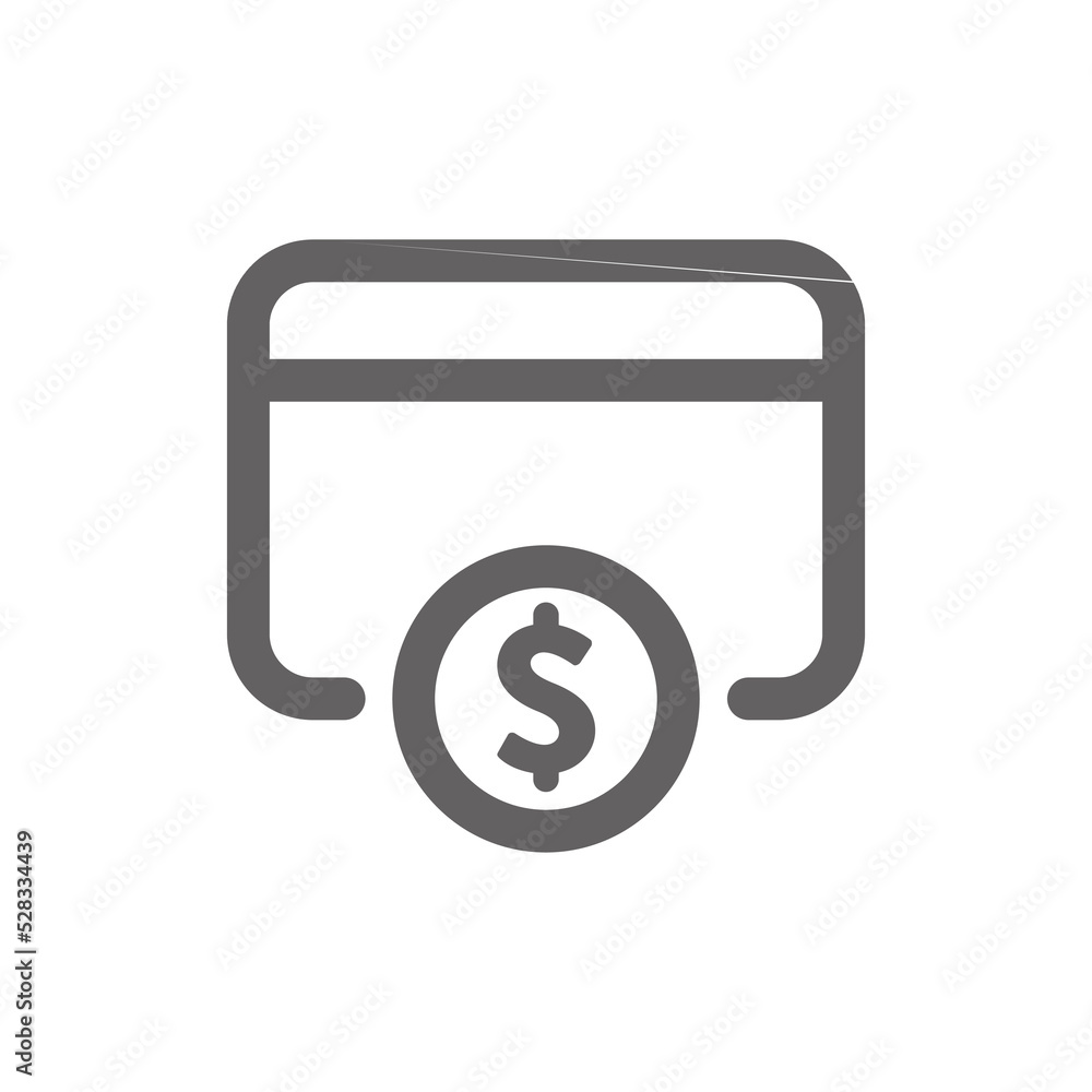 payment card icon. perfect for web design or payment applications ...