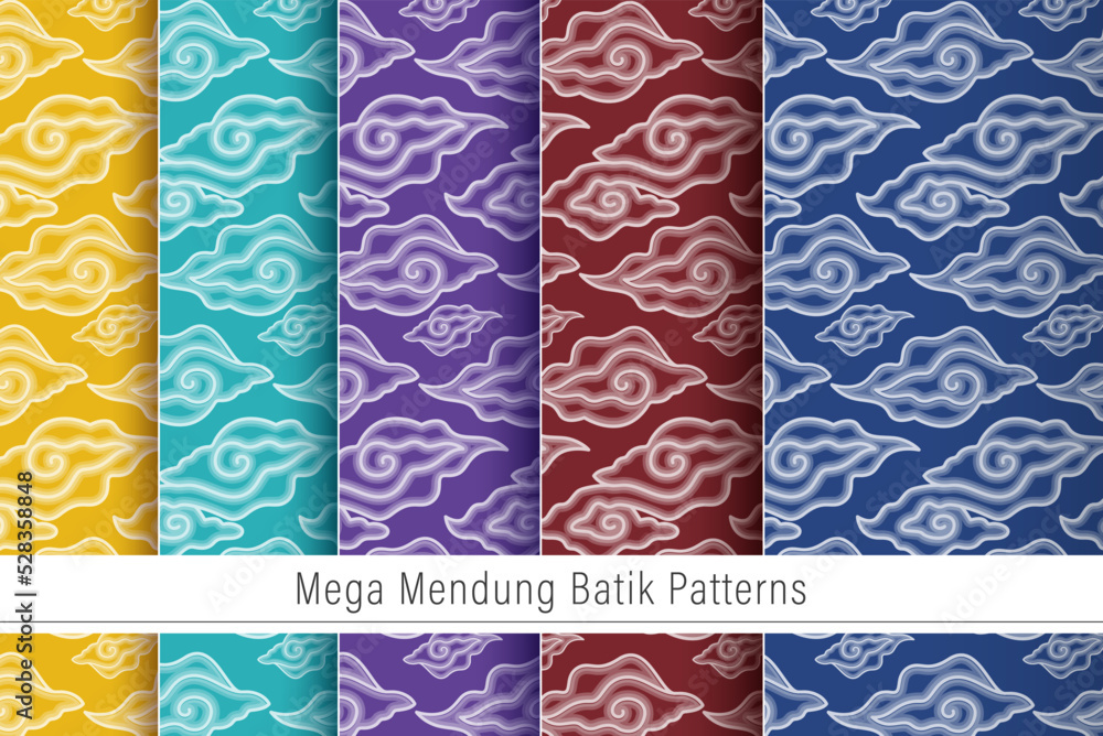 Traditional Batik Pattern from Indonesia Vector Illustration. Batik ...