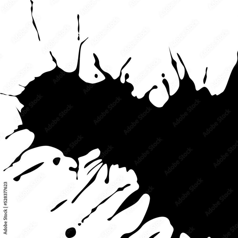 paint spray. paint splash. Ink drops and splashes. Blotter spots ...