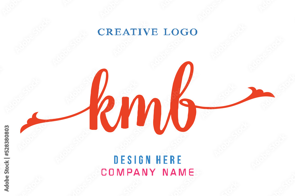kmb lettering, perfect for company logos, offices, campuses, schools ...