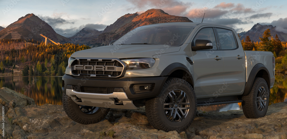 Ford Ranger Raptor off-road Stock Photo | Adobe Stock