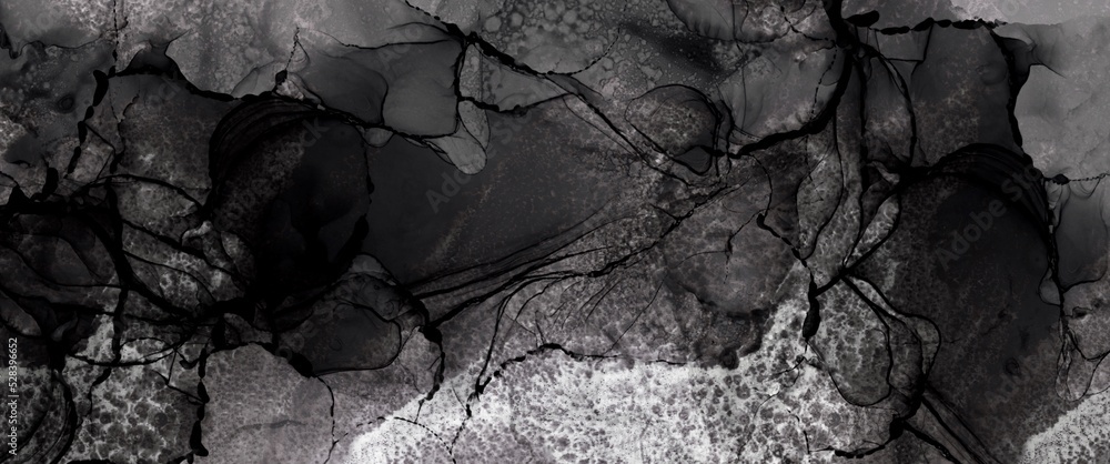 Elegant minimal alcohol ink background with dark colormix, black ...