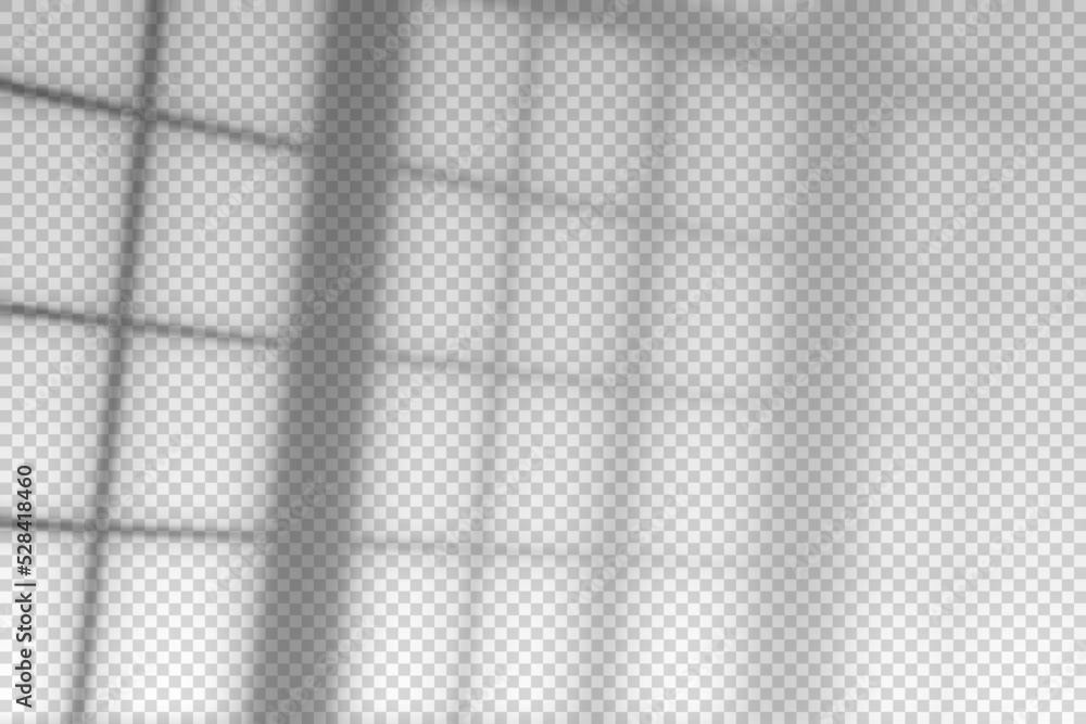 Shadow from reflection blind. Reflected shades on sun light window on ...