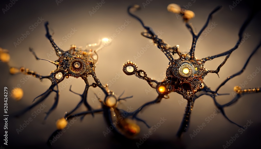 Ai Generated Brain Neurons Forming Connection Being Part Of Human ...