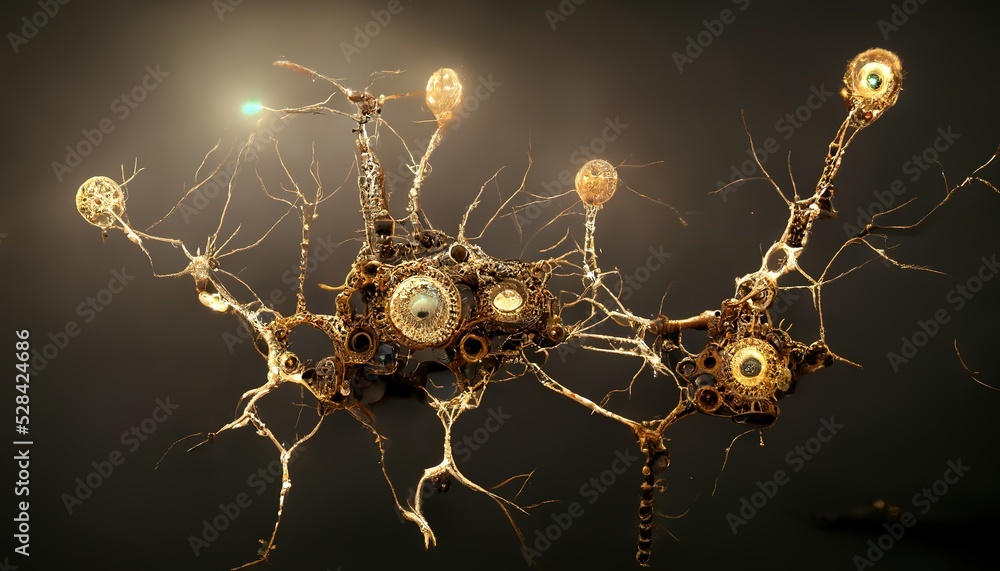 Digital Neural Network Transmitting Brain Waves Forming Human Nervous ...