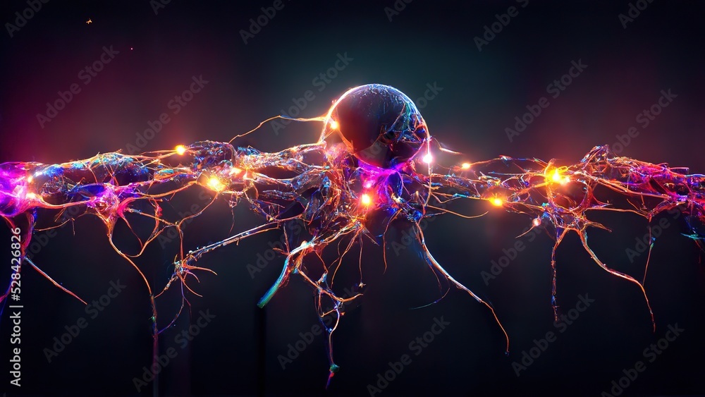Glowing Neurons Restoring Brain Functions Searching And Detecting Errors Neural Brain System