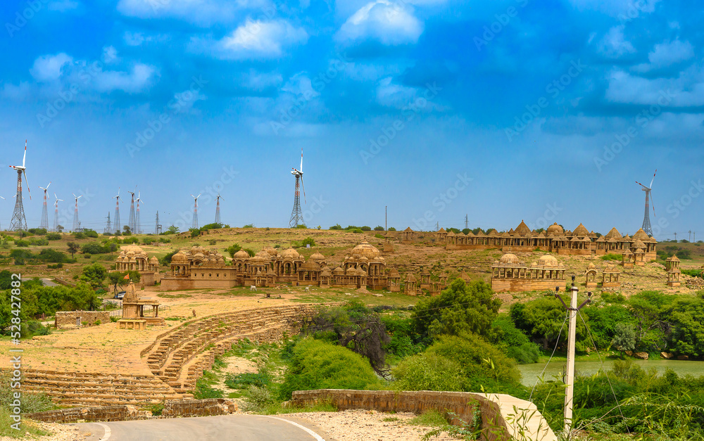 Bada Bagh, also called Barabagh or Grand garden at Jaisalmer in the ...
